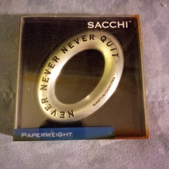 Sacchi | Accents | Sacchi Silver Paperweight Churchill | Poshmark